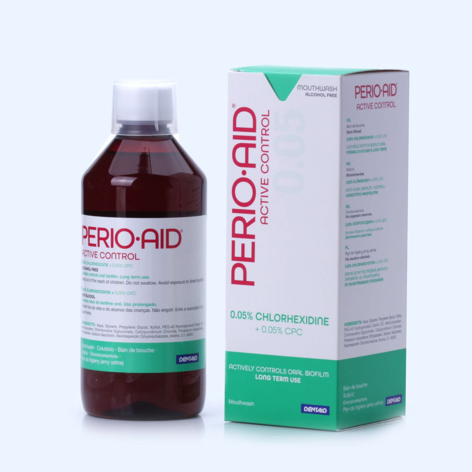 Perio-Aid 0.05% Active control ополіскувач 500мл купити за гарною ціною ...